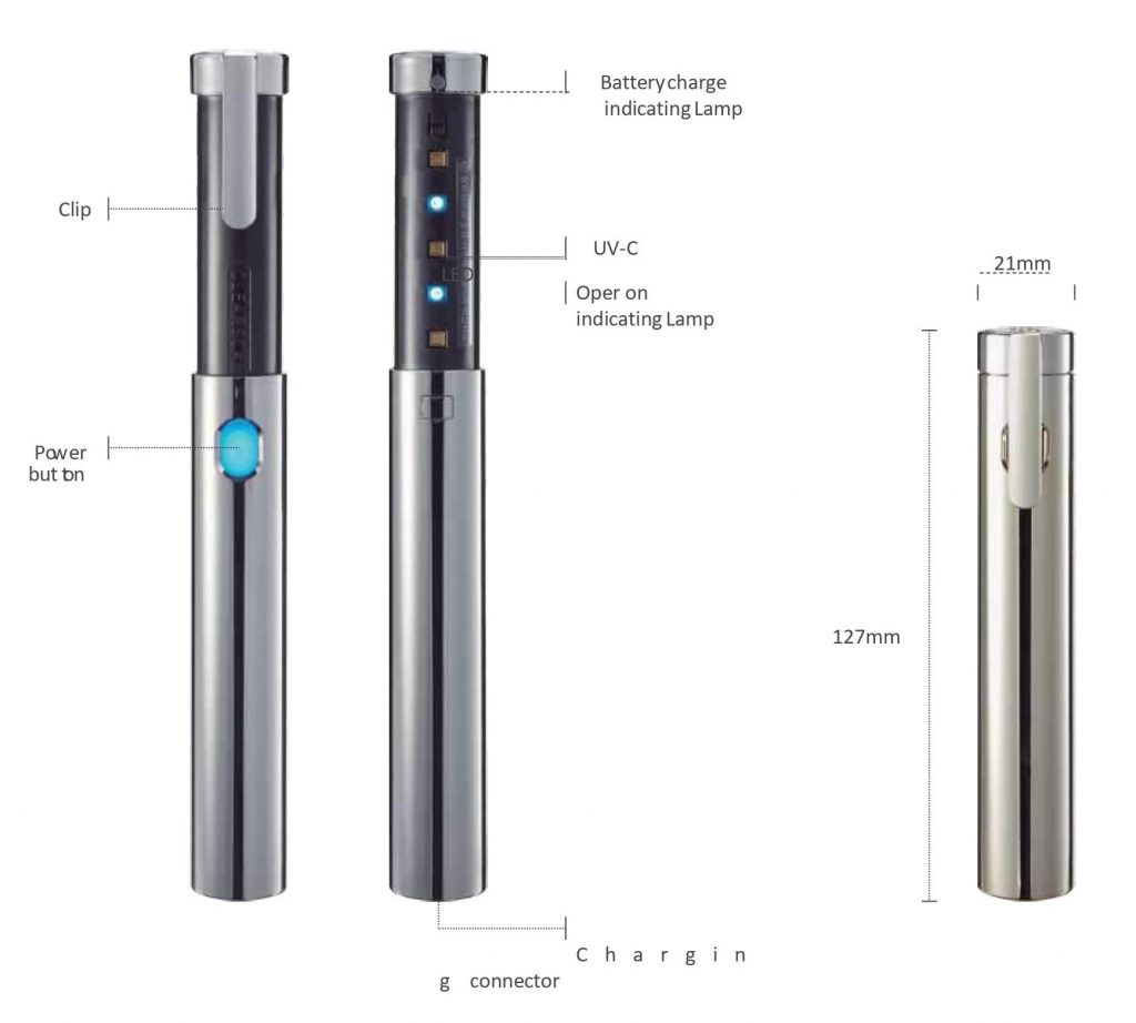 Bút Vệ Sinh UV-C Cầm Tay CLEARSCAN | Medisol